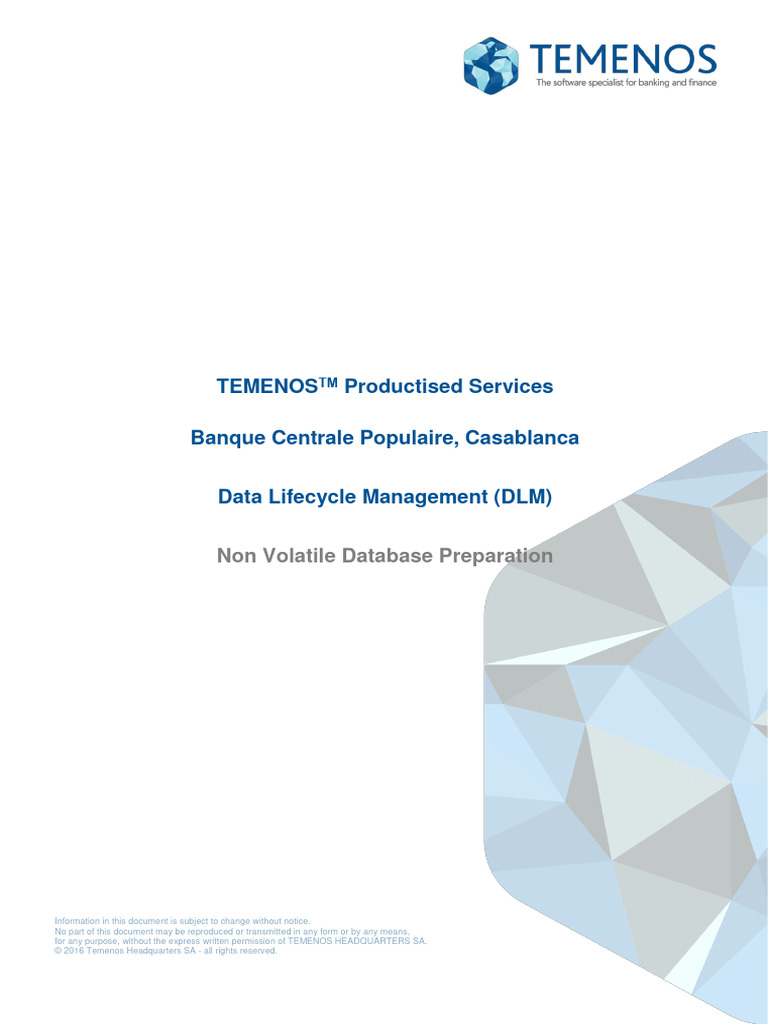 DLM 1 NVDB Prepare GBPE V2.0 | PDF | Databases | Table (Database)