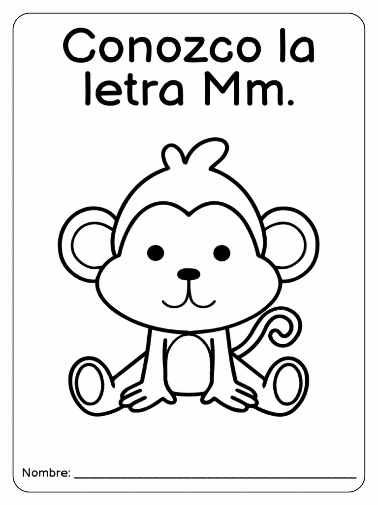 Hoja de Trabajo Lectoescritura Ejercicios Letra M Lúdico Educativo ...