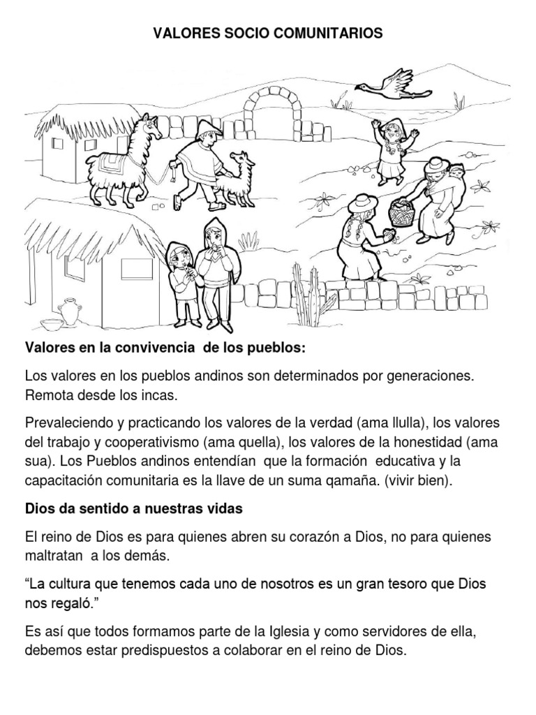 VALORES SOCIO COMUNITARIOS 21072021 | PDF
