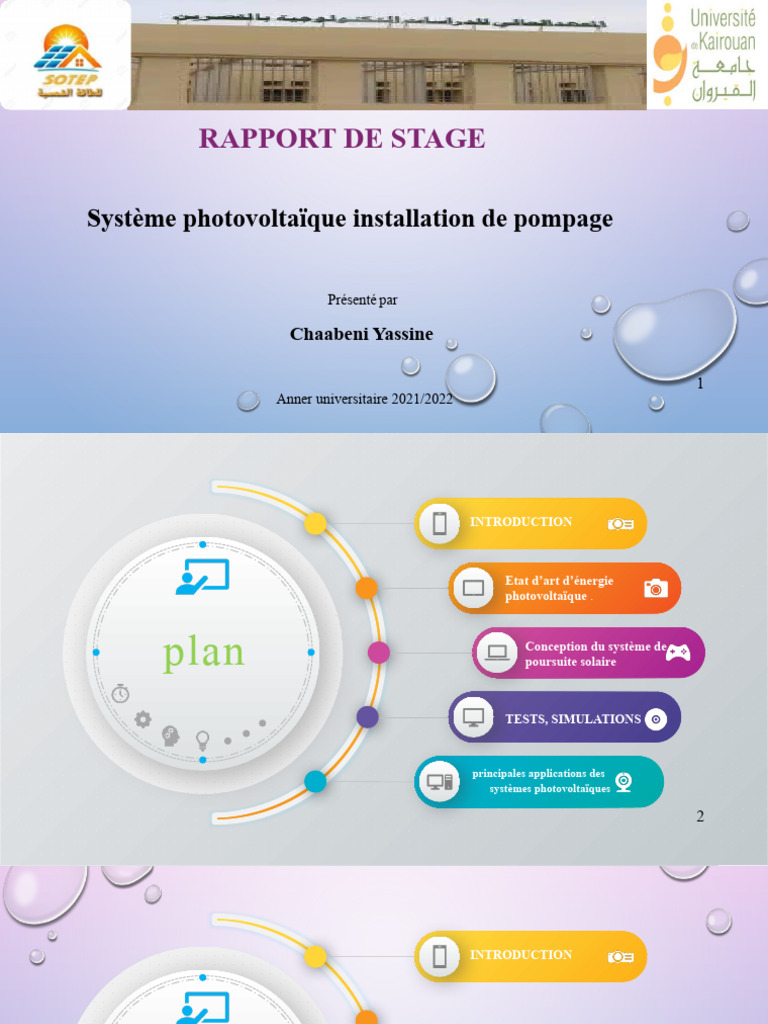 Rapport sur l'installation photovoltaïque | PDF | Énergie solaire ...