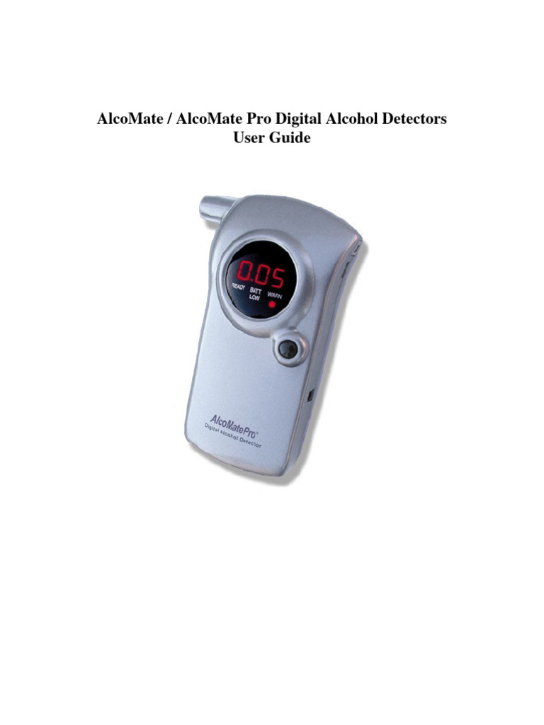 Alcometer Pro | PDF