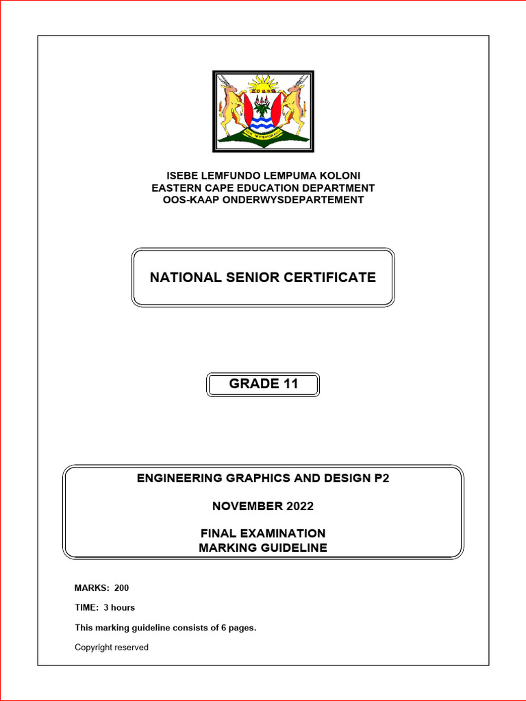 EGD P2 GR11 MEMO NOV2022 - English | PDF