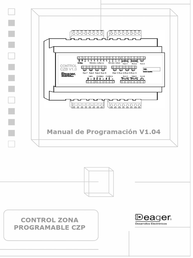 Manual de Programación CZP | PDF | Ascii | Relé