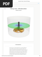 Static Mixer Tutorial - SimFlow CFD Software | PDF | Computational ...
