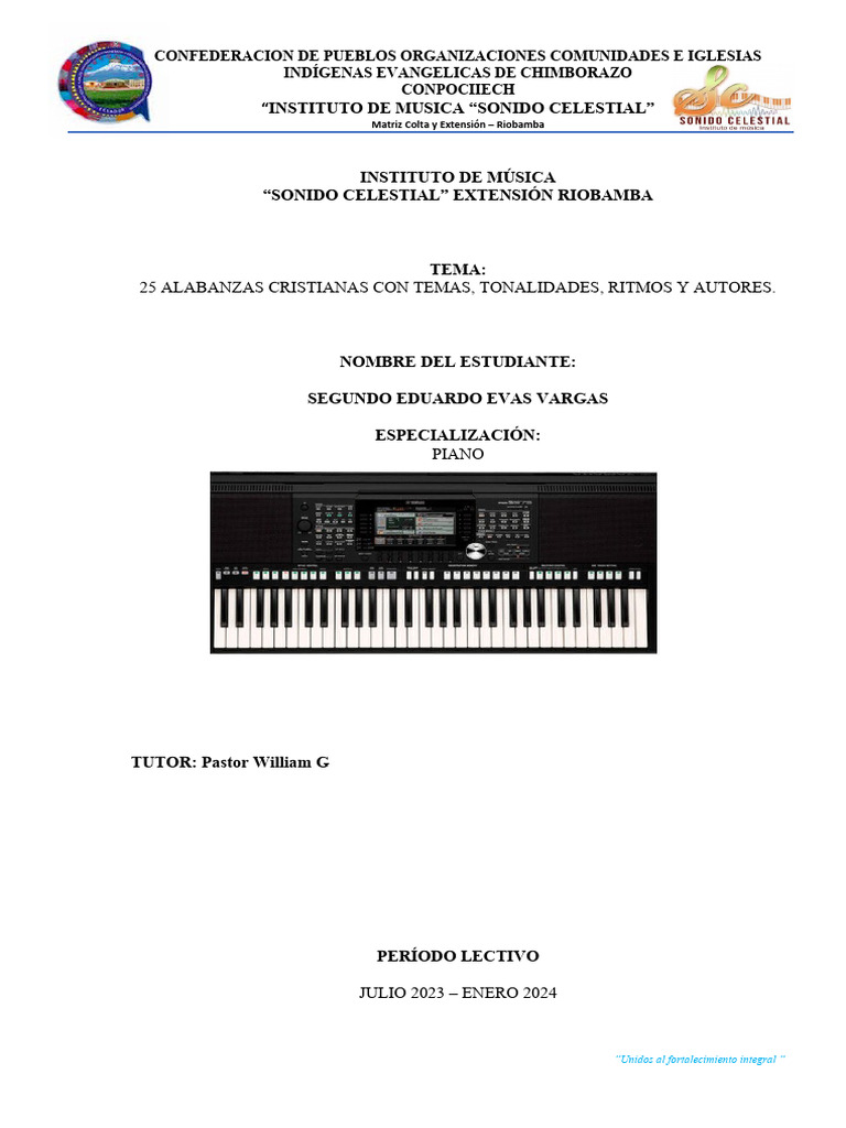alabanzas 2024 | PDF | Concepciones de dios | Teología
