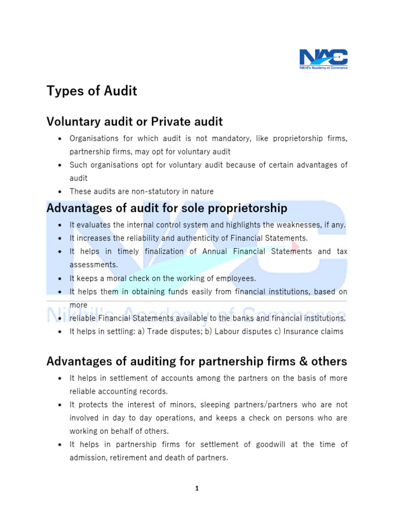 Audit 2 Pdf Audit Financial Audit