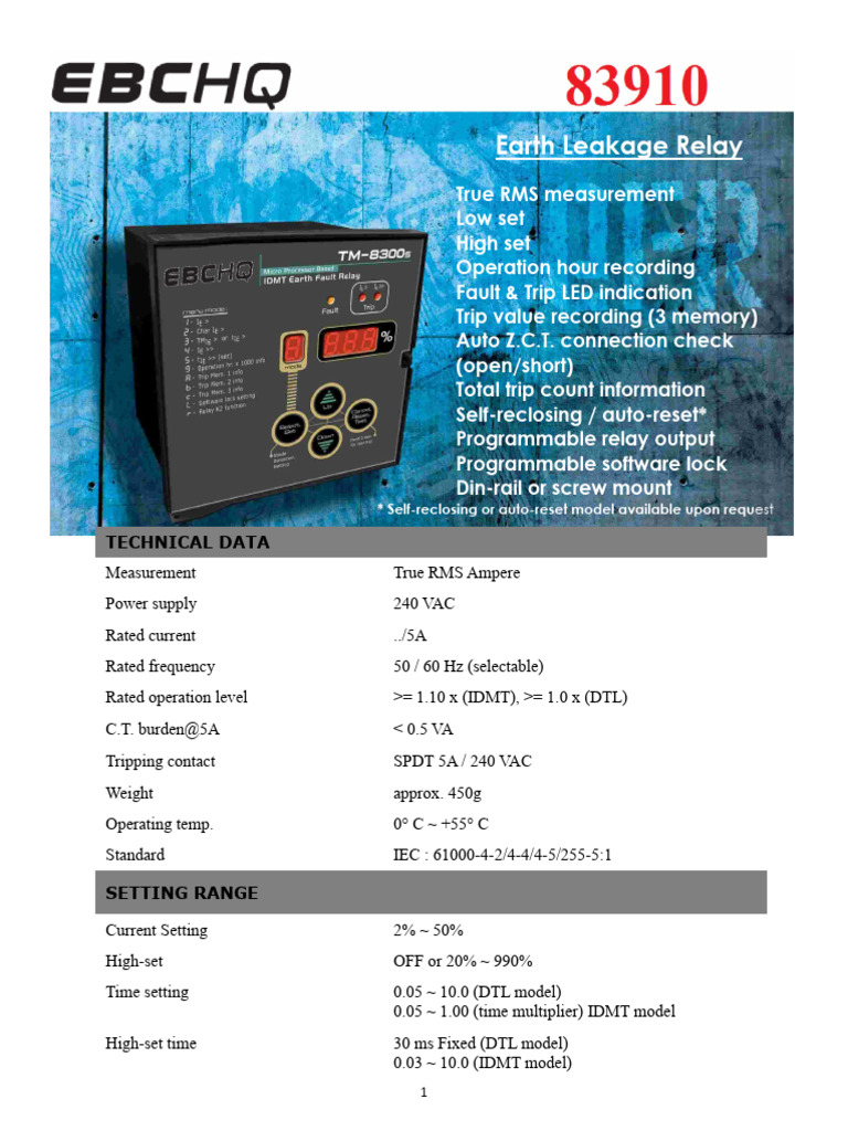Ebchq 83910 Datasheets | PDF