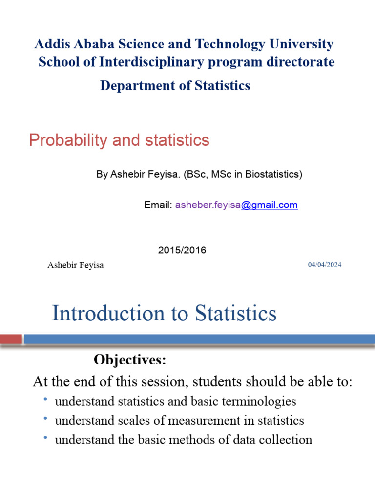 Probability & Statistics | PDF | Coefficient Of Variation | Mode (Statistics)
