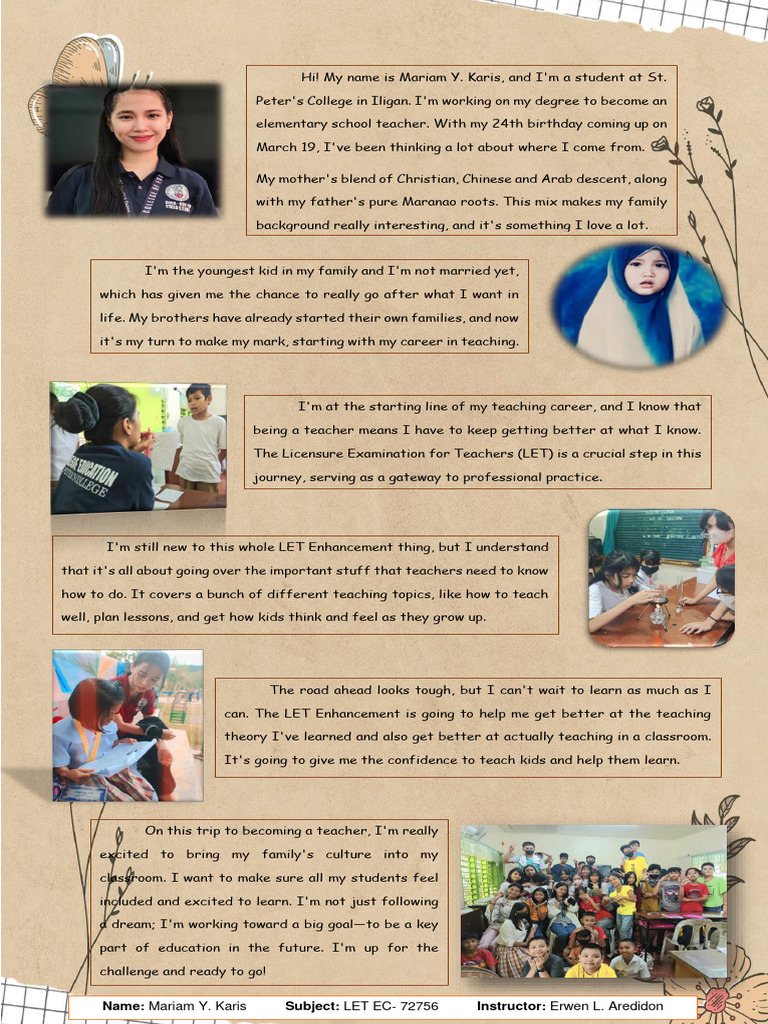 Karis Mariam Y. Let Ec 72756 Assignment | PDF | Teachers | Education Theory