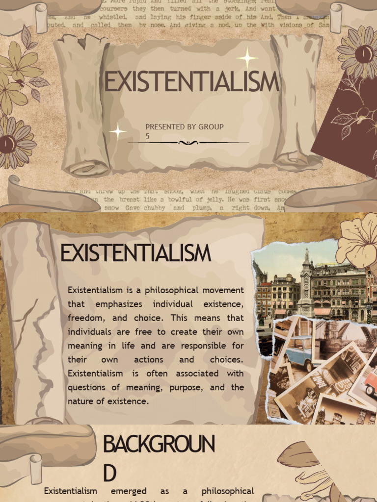 GROUP 5 Existentialism | PDF | Existentialism | Liberal Arts Education