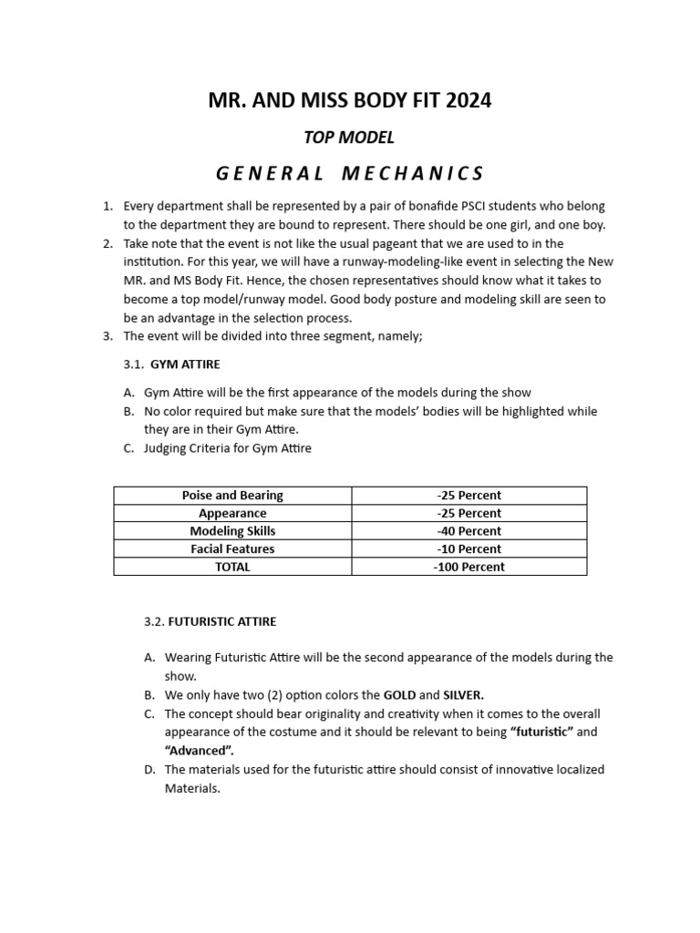TOP-MODEL-MECHANICS | PDF | Clothing | Fashion
