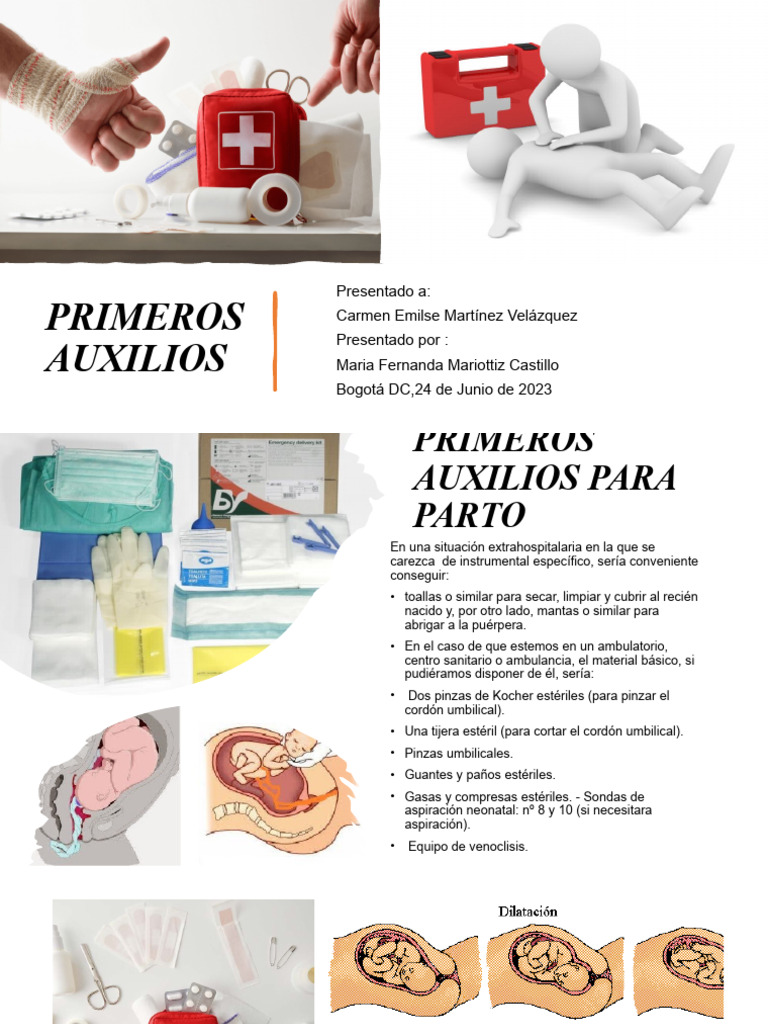 Primeros Auxilios Parto | PDF | Parto | Partería