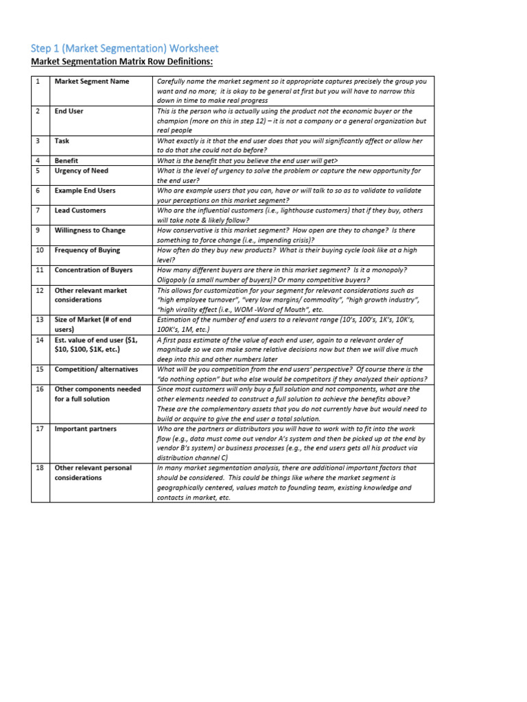 Final Workbook Pdf Analytics Market Segmentation