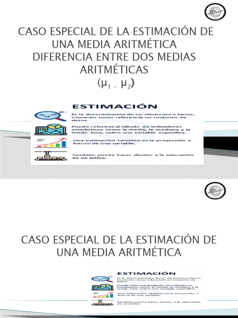 Diferencia entre dos Medias | PDF | Desviación Estándar | Matemáticas