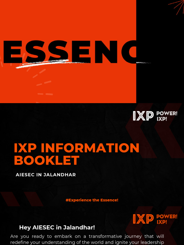 IXP Booklet | PDF | Social Psychology