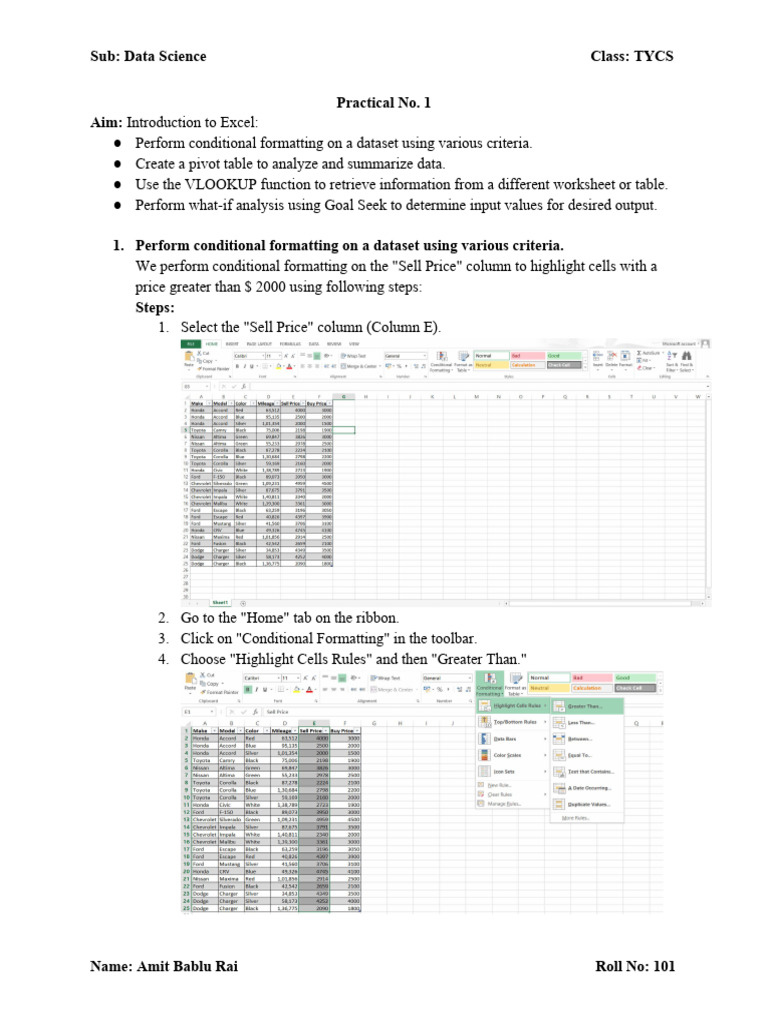 DS Practical | PDF | Statistics | Statistical Analysis