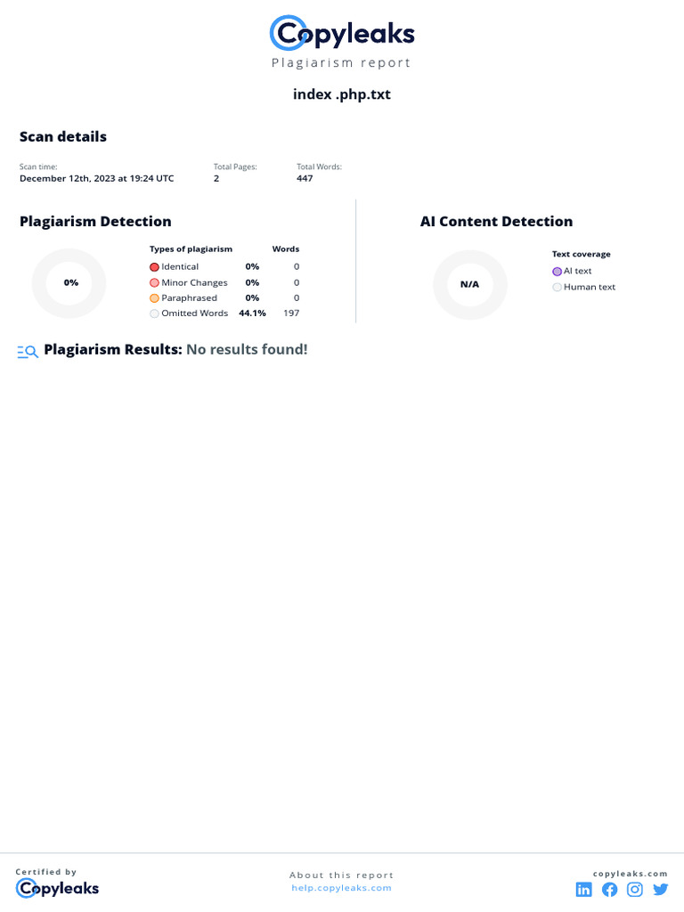 Index .Php.txt - Report | PDF | Computing