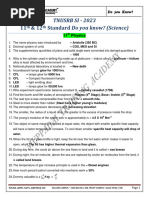 RRB GK Model Question Paper in Tamil - Tamizha Academy. | PDF