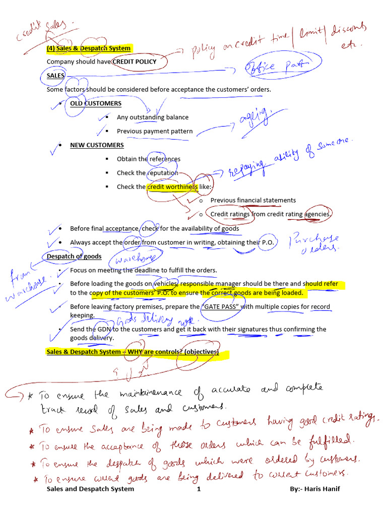 9) Sales and Despatch System | PDF | Invoice | Business