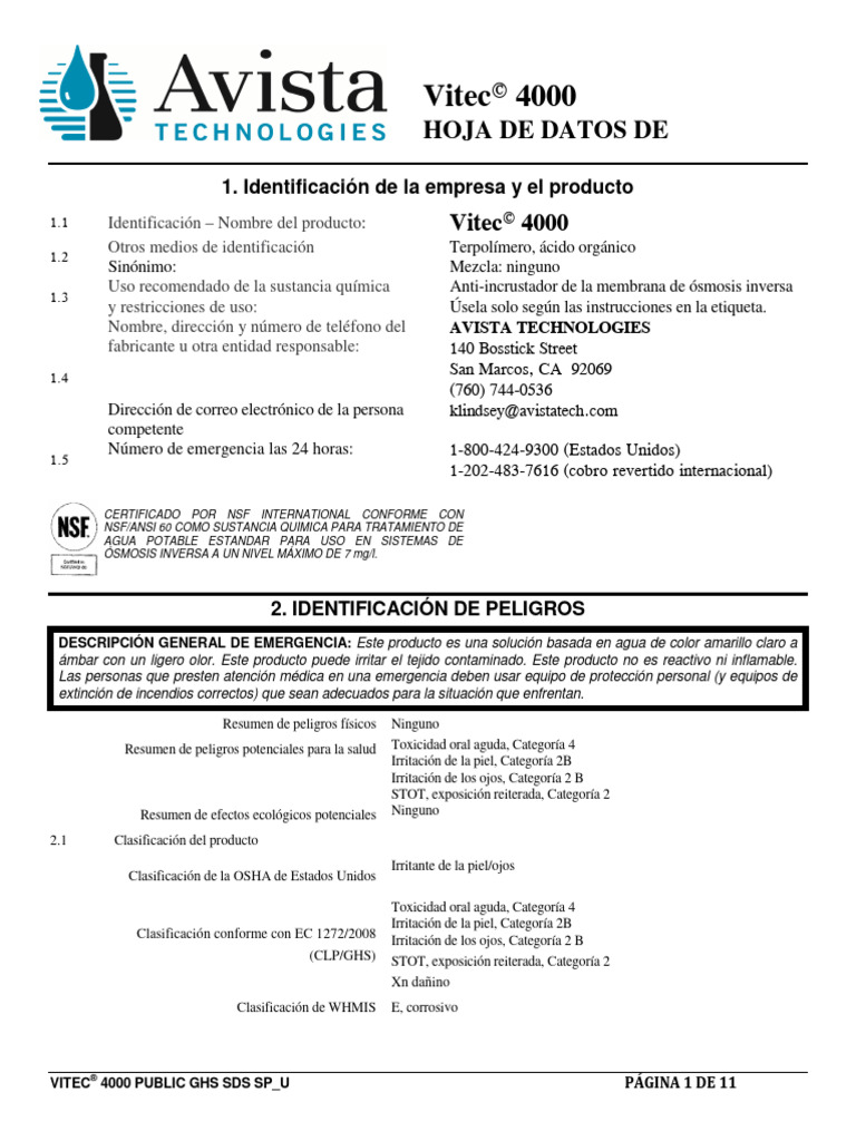 US-Avista-SDS-SP-Vitec-4000_Final | PDF