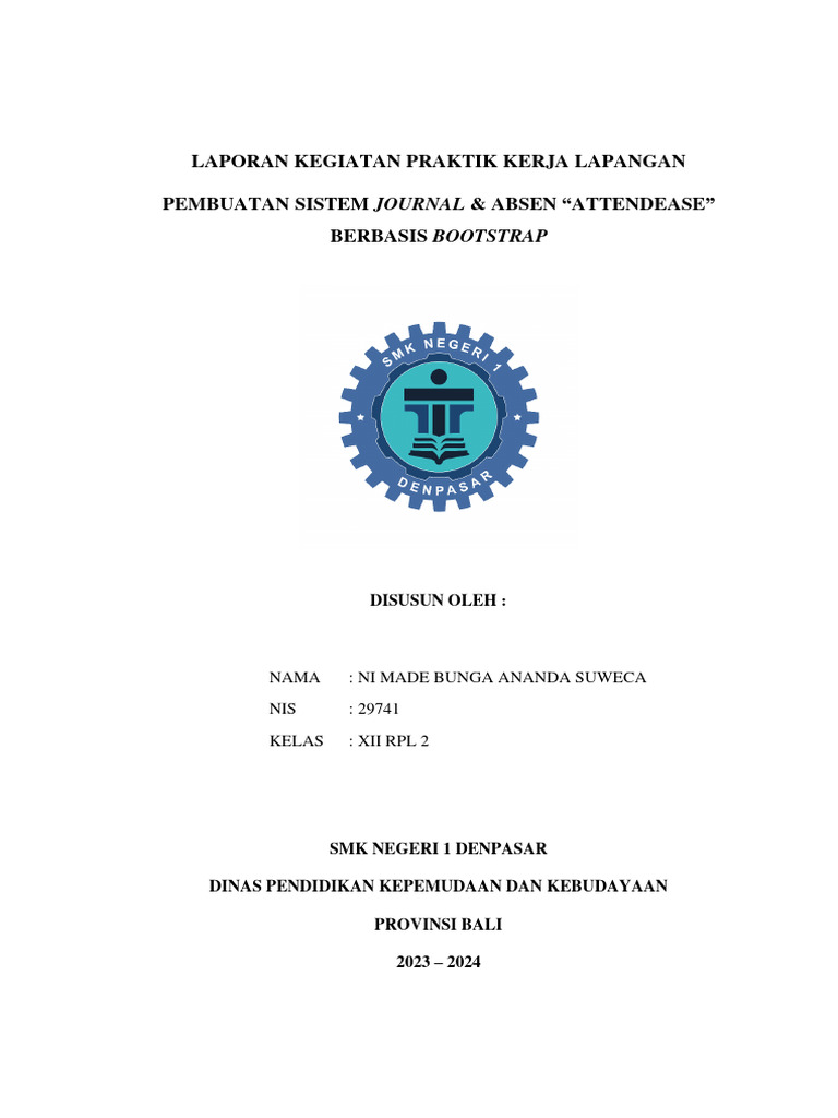 Laporan PKL II | PDF