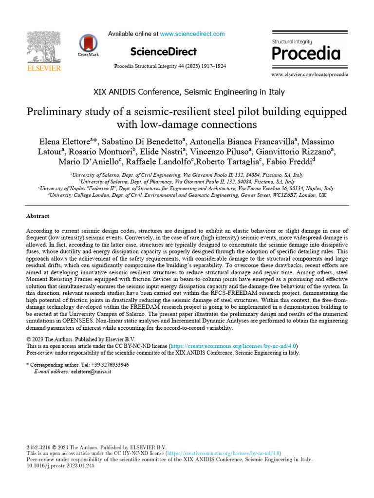 2023 PROCSTR Preliminary Study of A Pilot Building | PDF | Applied And Interdisciplinary Physics ...