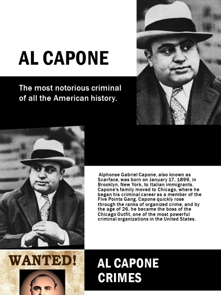 Al Capone Presentation | PDF | Mystery, Thriller & Crime Fiction