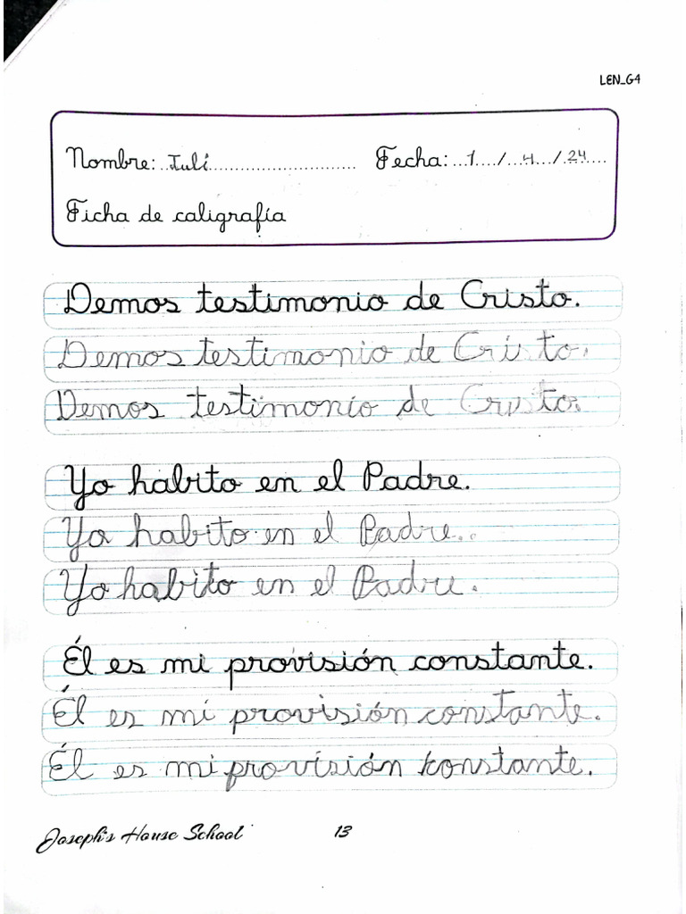 Juli Leng Caligraf 5 | PDF