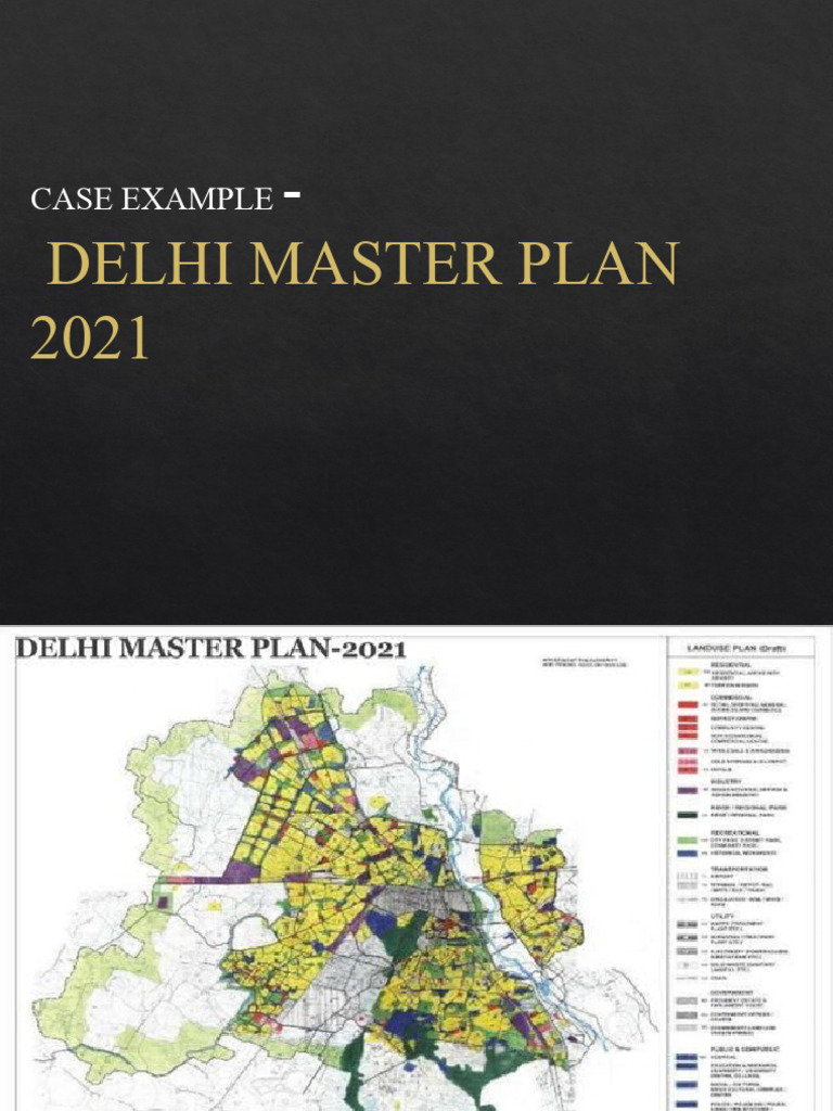 Delhi Master Plan | PDF