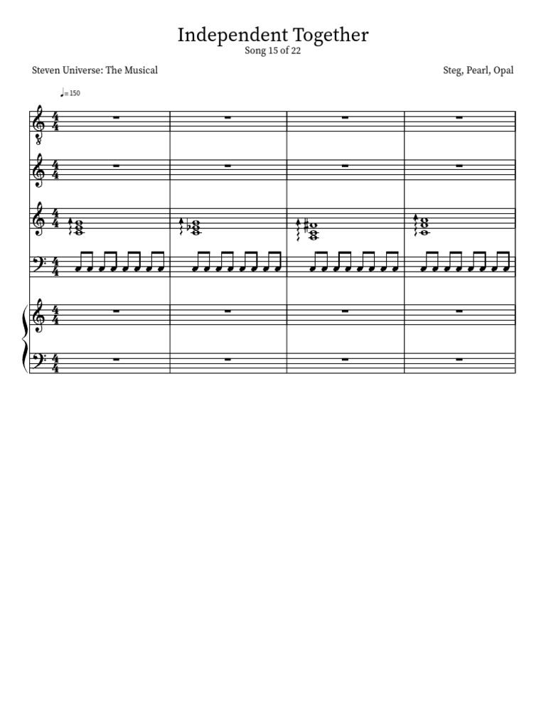 Independent - Together SHEET MUSIC | PDF