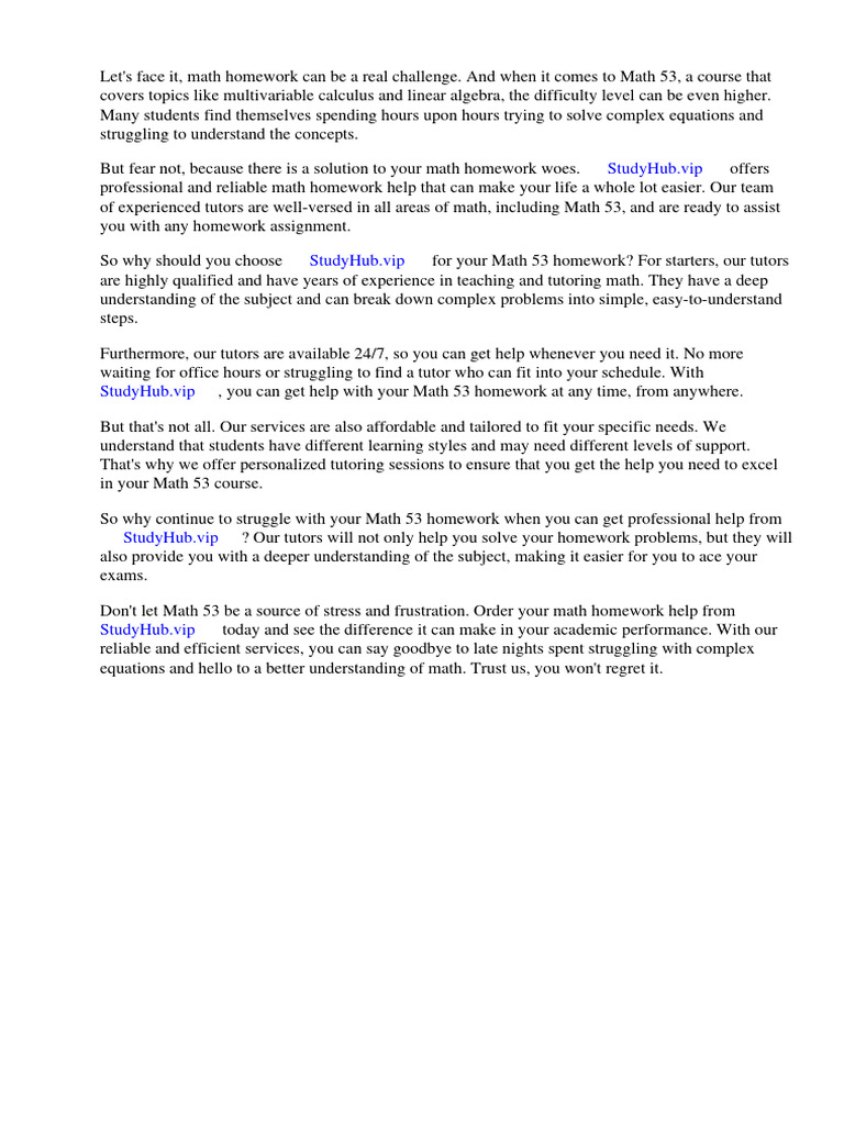 Math 53 Homework | PDF | Homework | Mathematics