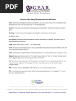 Gen Z Slang Cheat Sheet 2025 | PDF