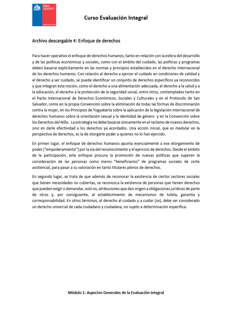 Archivo Descargable 4 Módulo 1 | PDF | Derechos humanos | Derechos