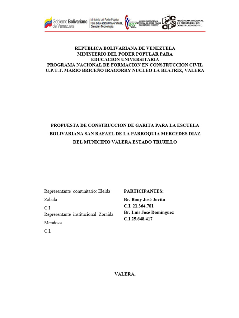 ESTUDIANTE Formato Proyecto SC OCT2022 (1) | PDF