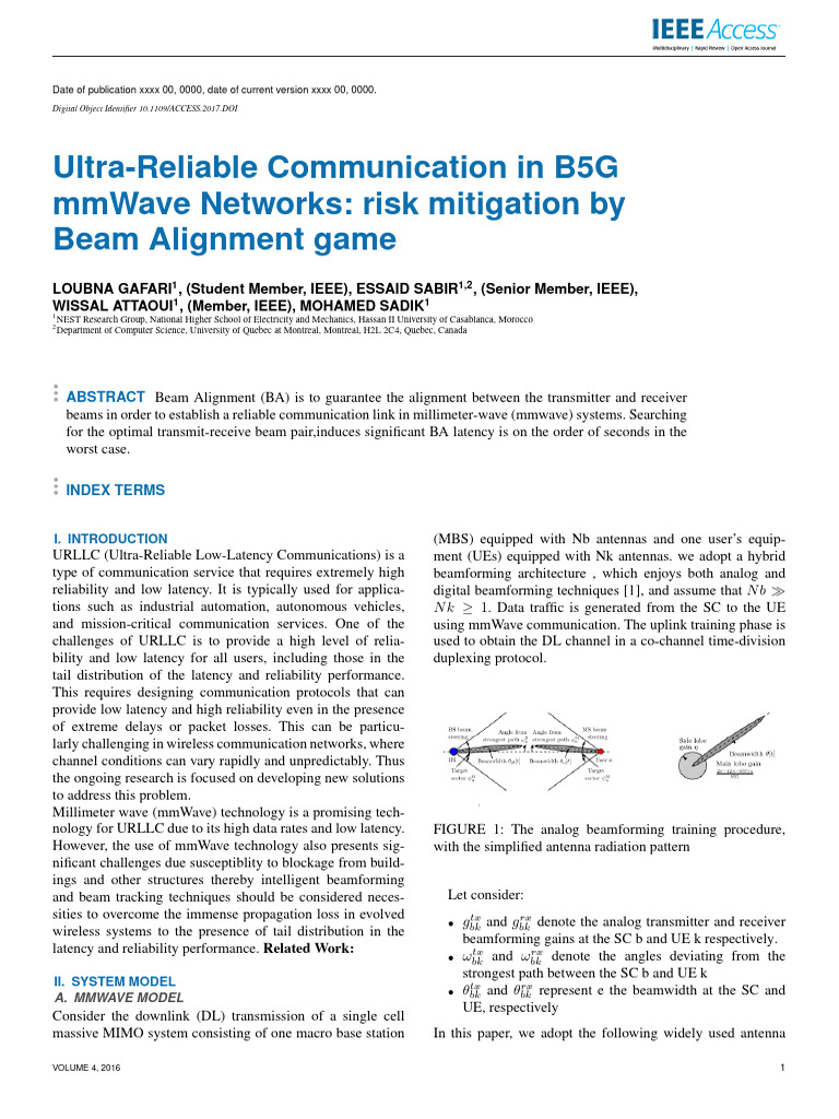 Ultra_Reliable_Communication_in_B5G_mmWave_Networks__Risk_Beam_Alignment_Game (1) | PDF ...