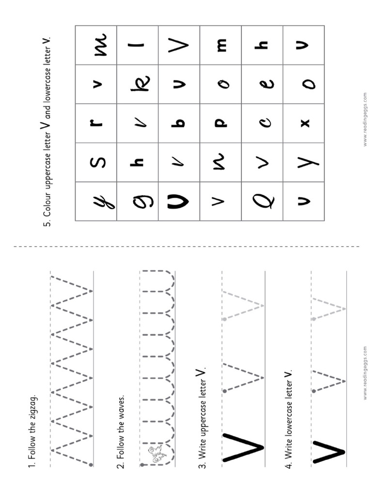 VWX Alphabets Activity | PDF
