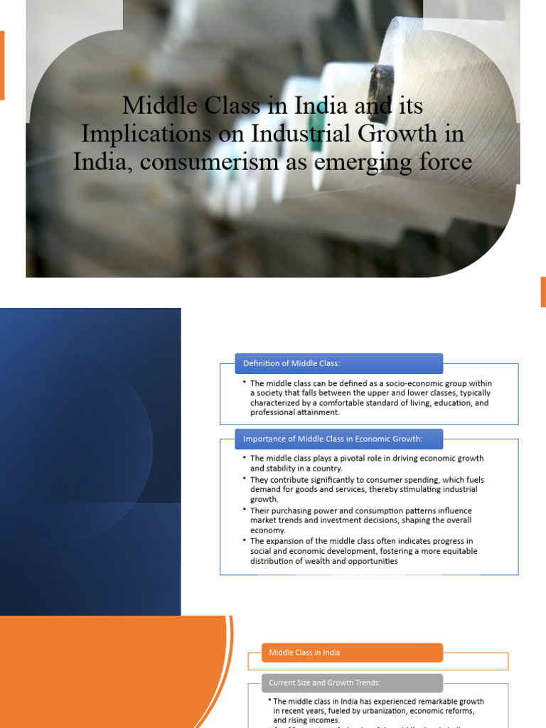Middle Class in India | PDF | Consumerism | Retail
