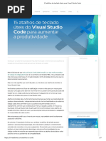 1-Atalhos para VS Code | PDF | Botão Ctrl | Teclado de computador