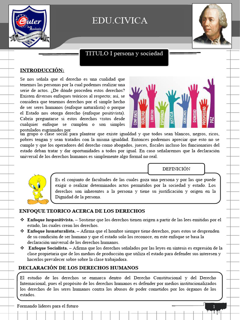 Características y Tipos de Derechos Humanos | PDF | Derechos humanos ...