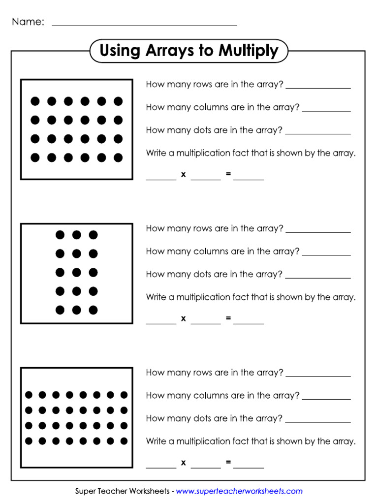 Using Arrays To Multiply TVSZX | PDF