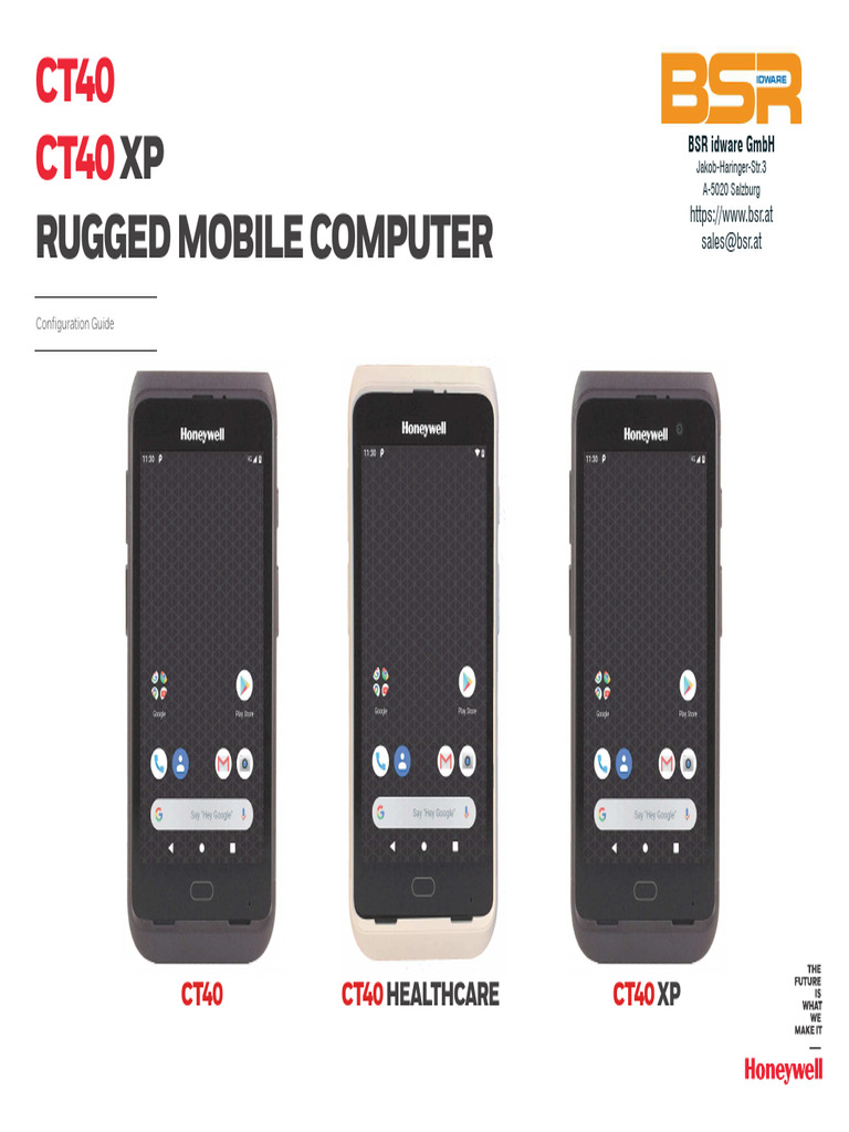 BSR Konfigurations-Guide Honeywell CT40 CT40XP | PDF | Battery Charger ...