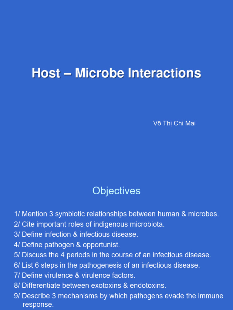 Host Microbe Interactions Poct Download Free Pdf Infection Pathogen