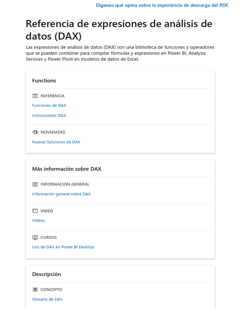 Libro Dax | PDF | Servidor SQL de Microsoft | Microsoft Excel