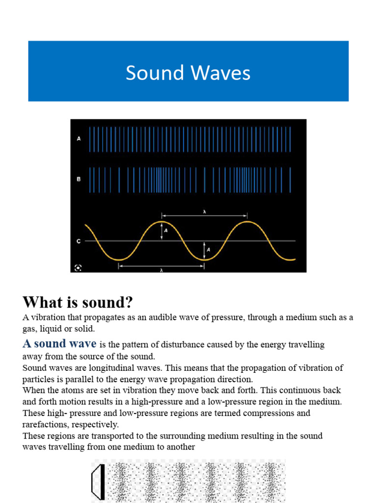 Sound Waves MYP4 | PDF | Sound | Ultrasound
