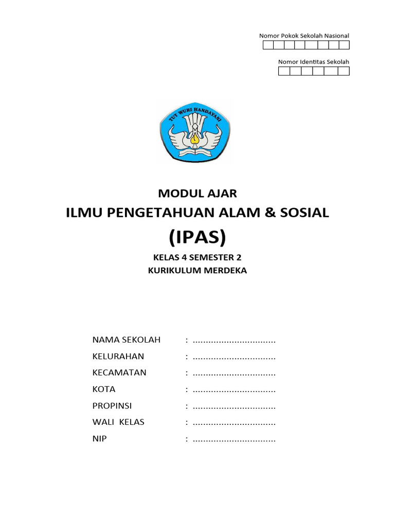 Modul Ajar IPAS Kelas 4 Semester 2 (Gurusekali) | PDF