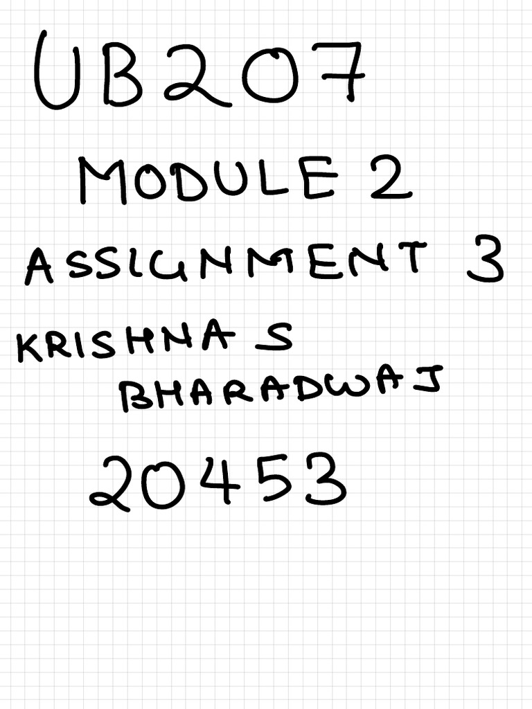 Undergraduate Biochemistry Assignment 3 Module 2 | PDF