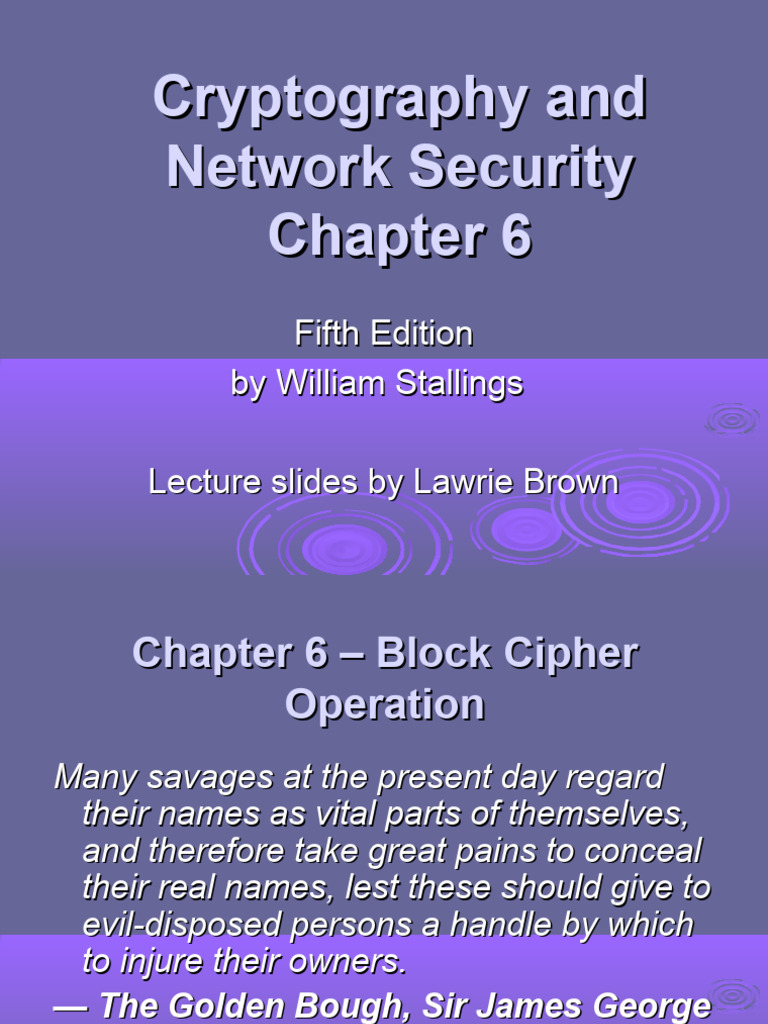 Block Cipher Operations | PDF | Computer Security | Security