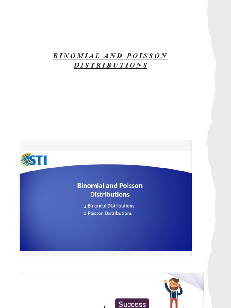 Binomial and Poisson Distributions | PDF