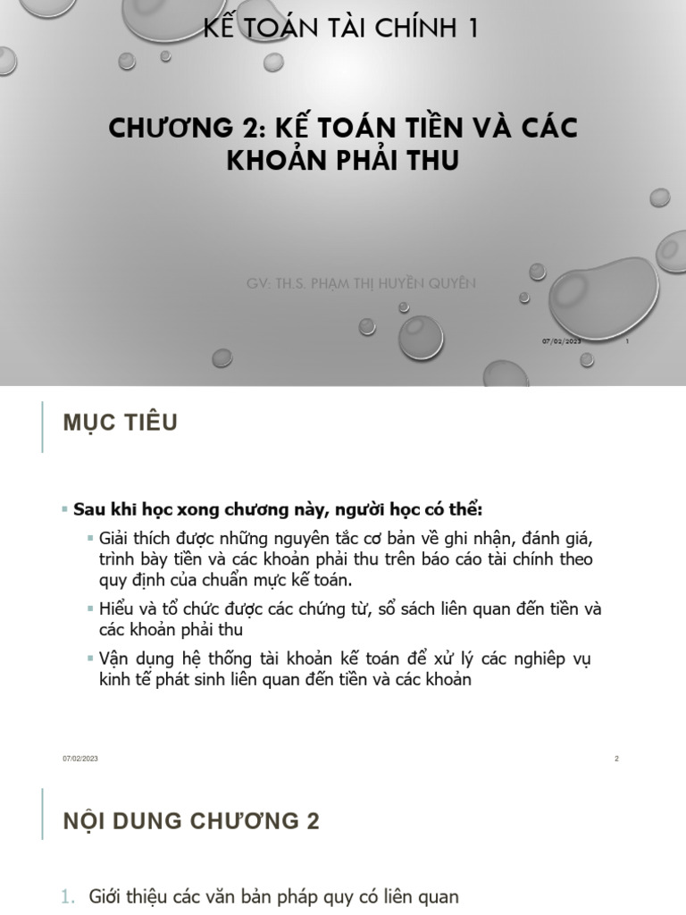Kttc1-Chương 2 | PDF