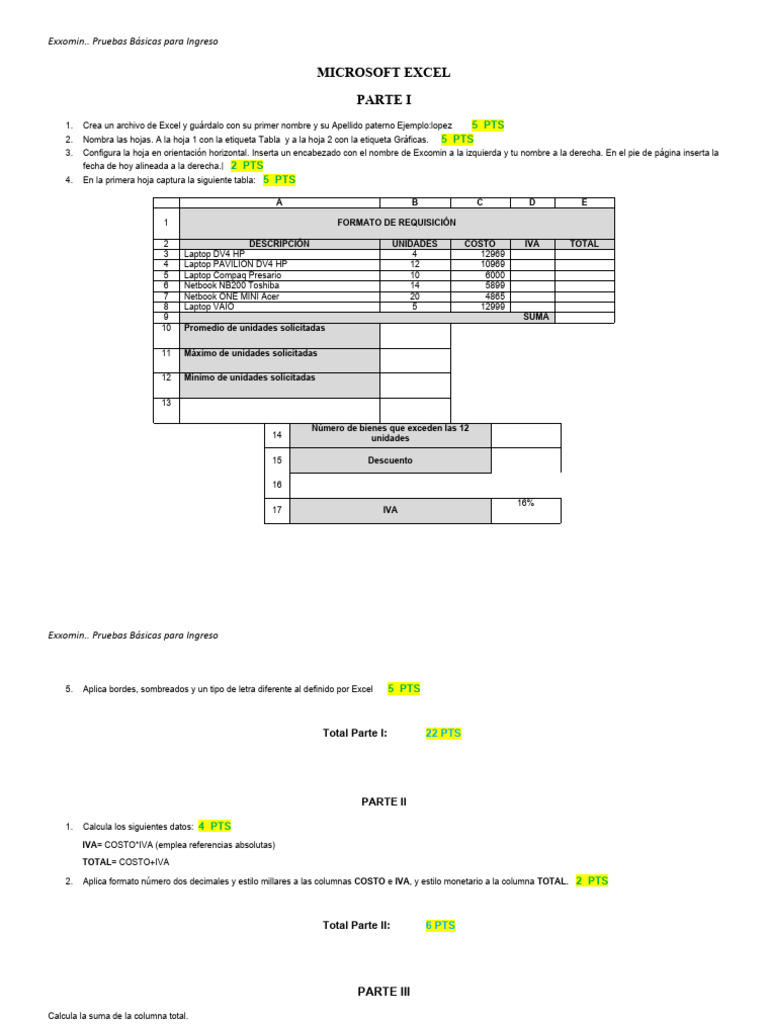 Prueba_Excel | PDF | Microsoft Excel | Informática